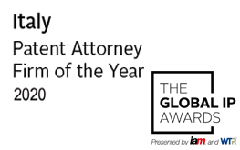 Italy Patent Attorney Firm of the Year 2020 winner Global IP Awards 2020